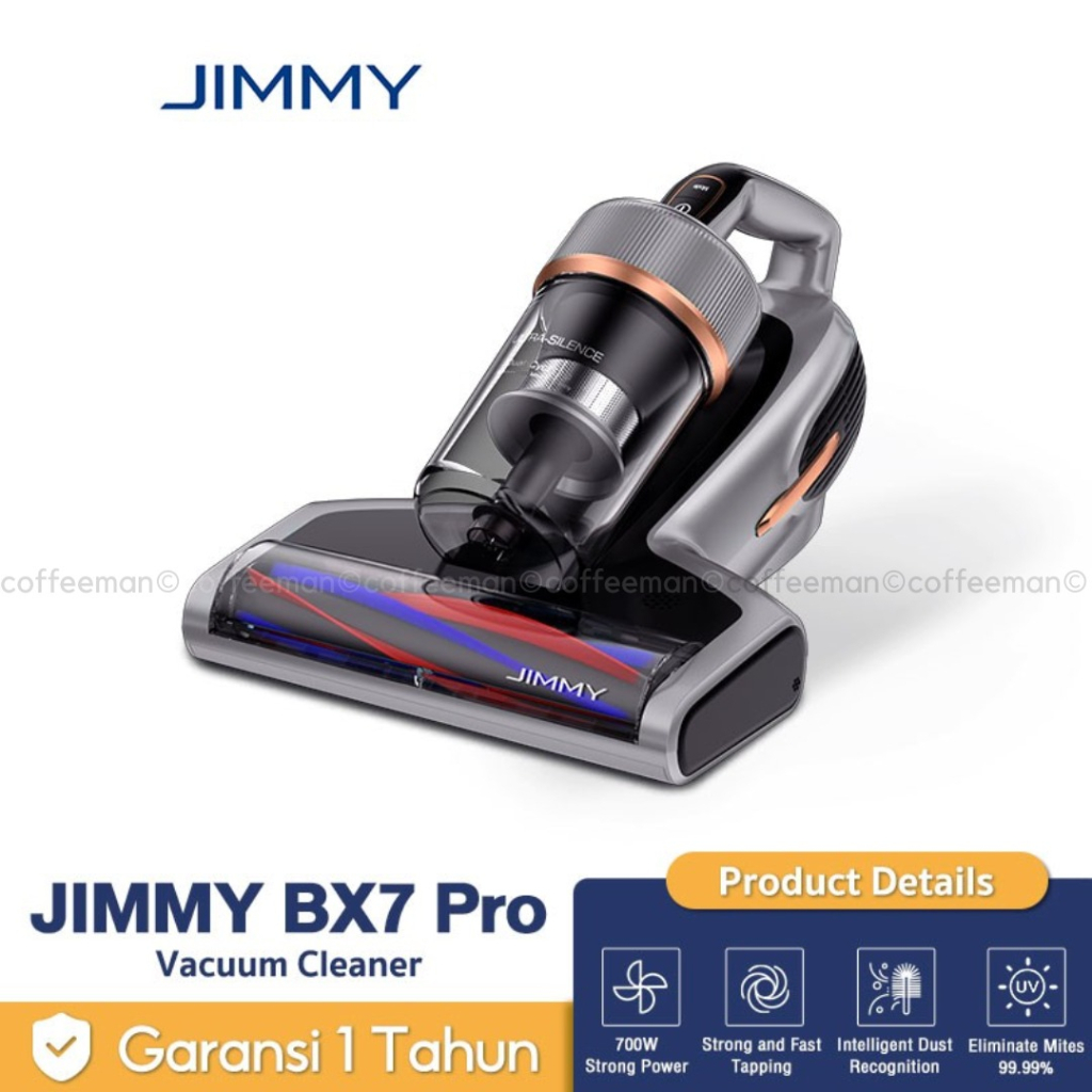 Jual JIMMY BX7 Pro Anti Dust Mite UV Vacuum Cleaner Ultrasonic Bed Sofa ...
