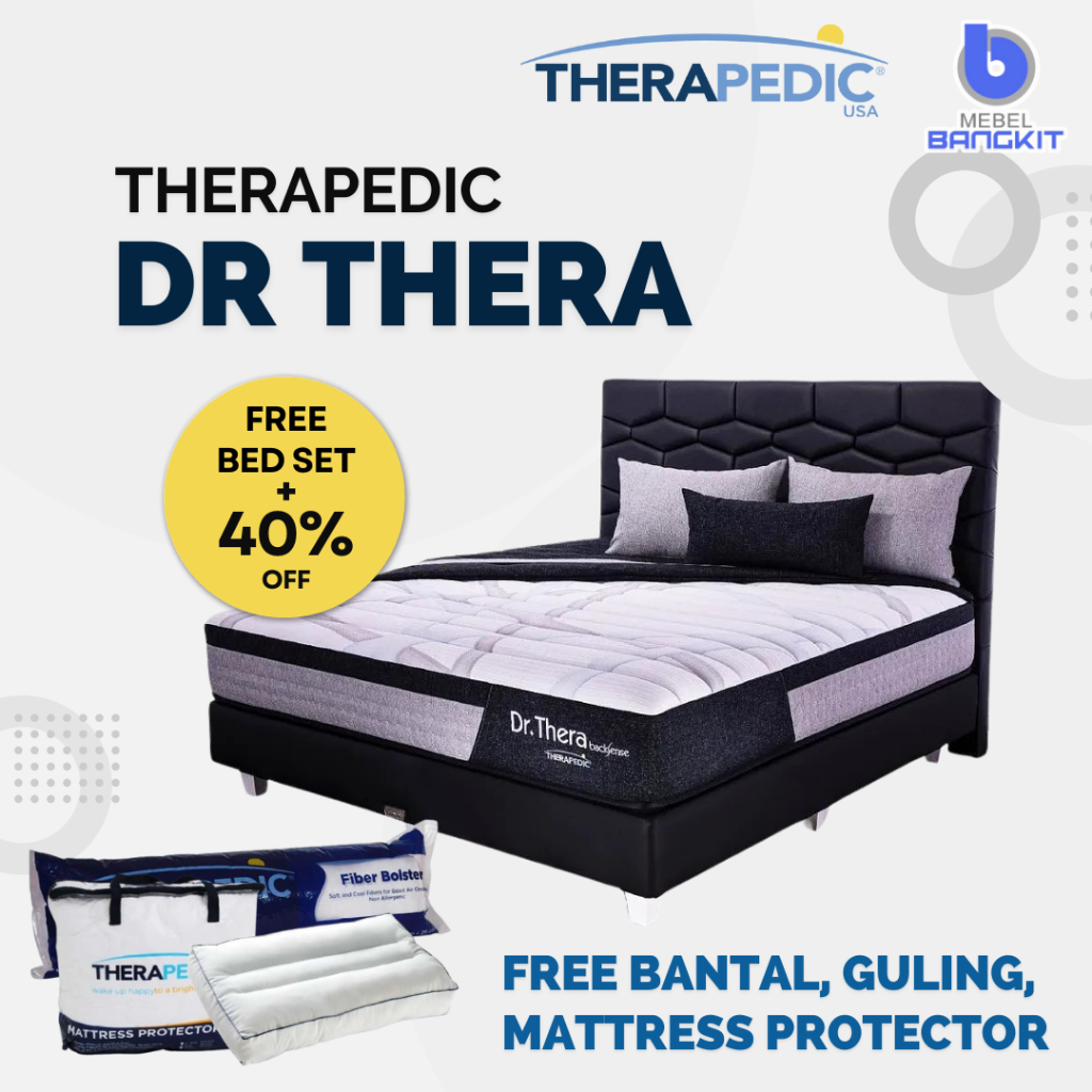 Jual Therapedic Dr Thera Medium Spring bed Orthopedic Backsense 100 120 ...