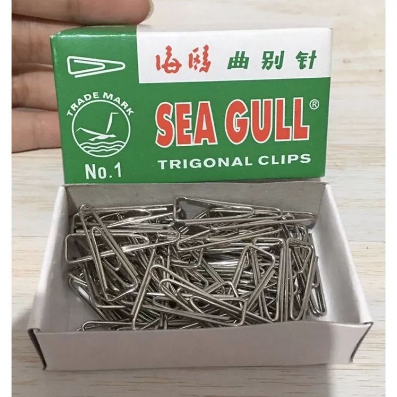 Jual Paper clip seagull/penjepit kertas/clips kertas | Shopee Indonesia