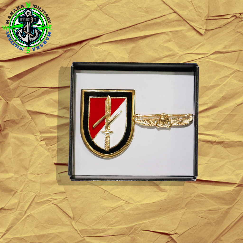 Jual emblem baret raider terbaru plat kuningan | Shopee Indonesia