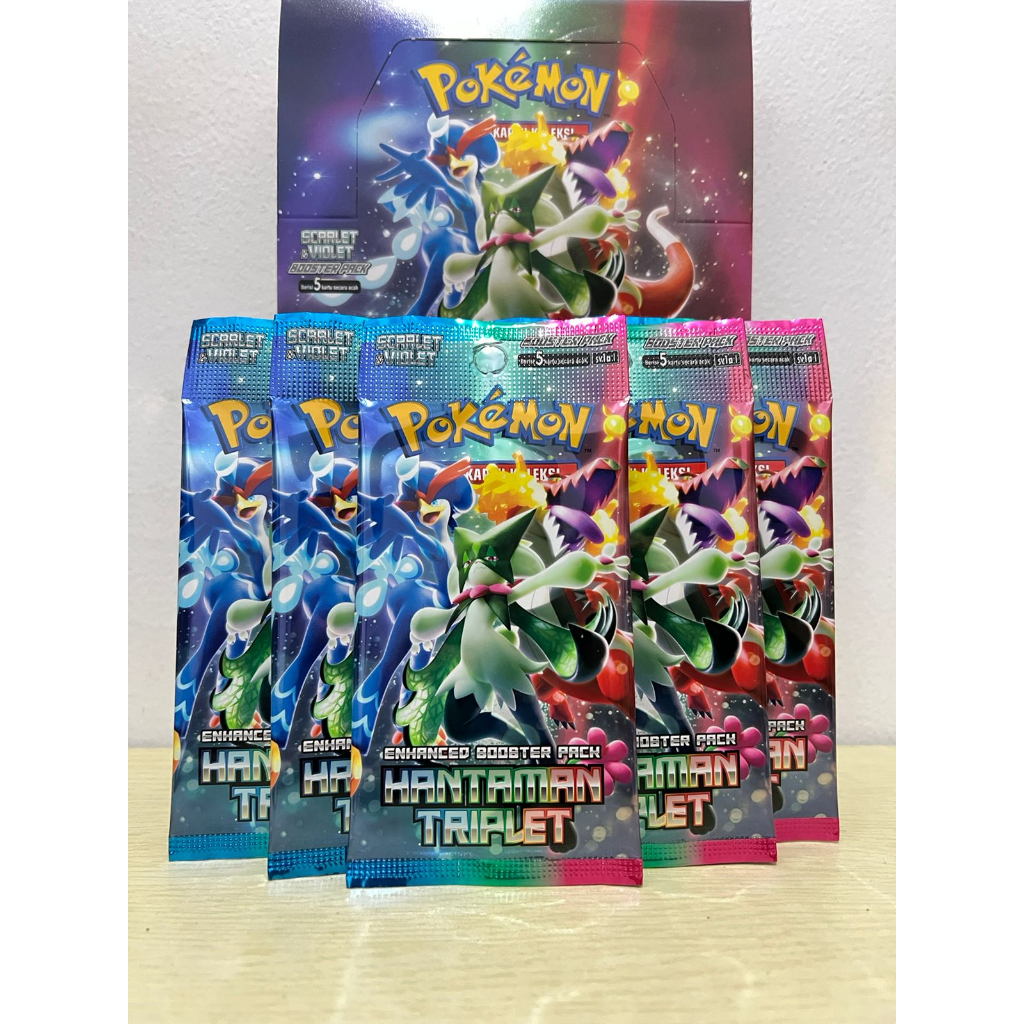 Jual TCG Kartu INDONESIA Pokemon Hantaman Triplet Booster Pack | Shopee Indonesia