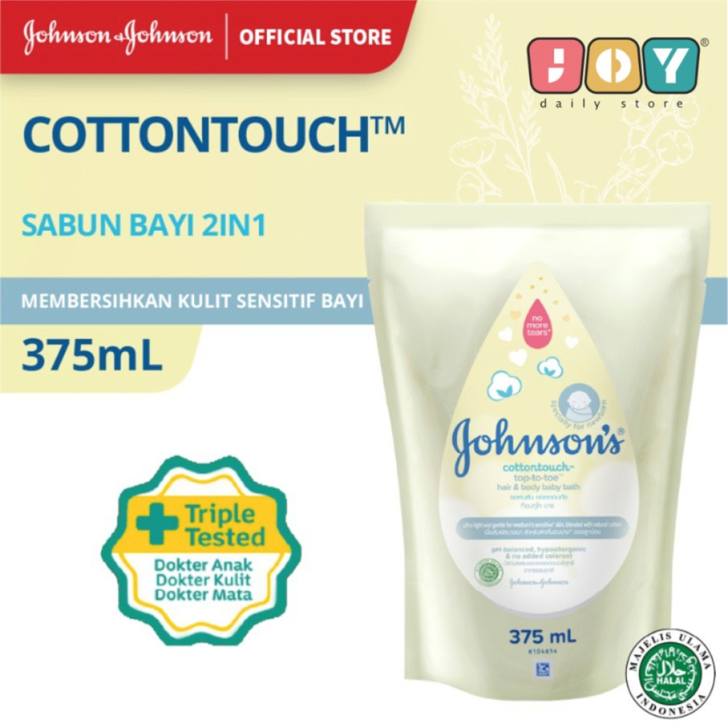 Jual JOHNSON'S CottonTouch Baby Bath Sabun Bayi 2in1 | Shopee Indonesia