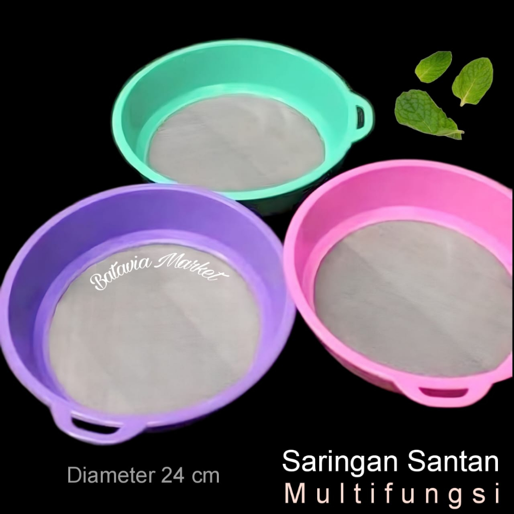 Jual Saringan Santan Multifungsi / Ayakan Tepung Serbaguna Diameter 24 ...