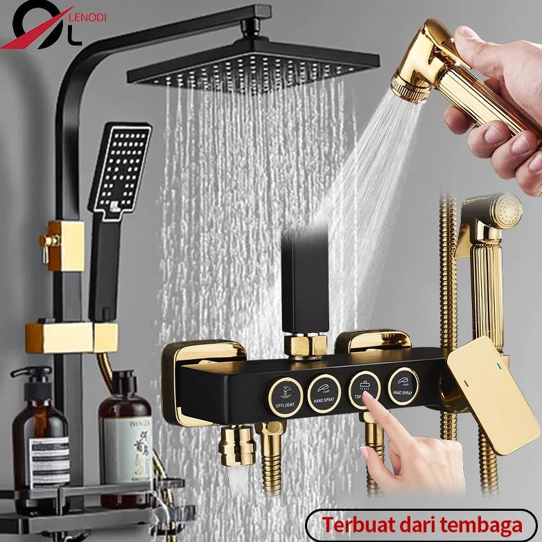 Jual Shower set 4 Fungsi Panas-Dingin Dengan Faucet / set sower kamar ...