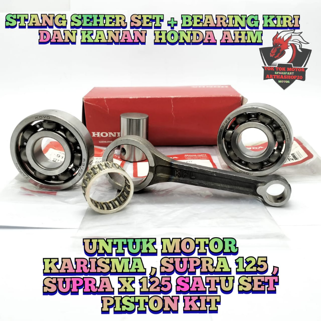Jual STANG SEHER + BEARING 63/22 2 PCS ASLI ORIGINAL HONDA KARISMA ...