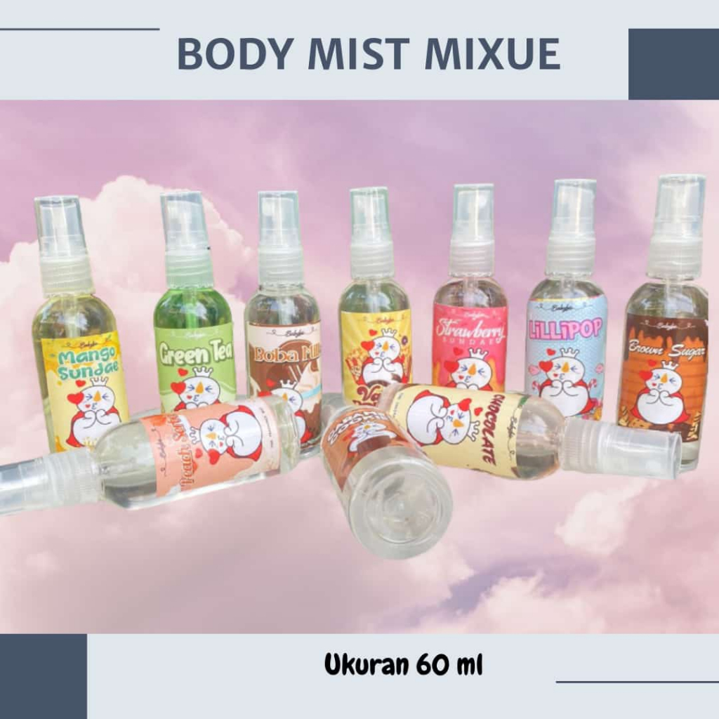 Jual BODY MIST MIXU3 PARFUM UKURAN 60 ML TAHAN LAMA AWET SEHARIAN ...