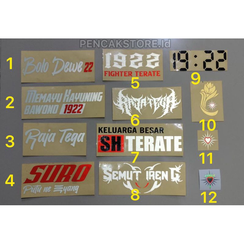 Jual STIKER PSHT TIMBUL | Shopee Indonesia