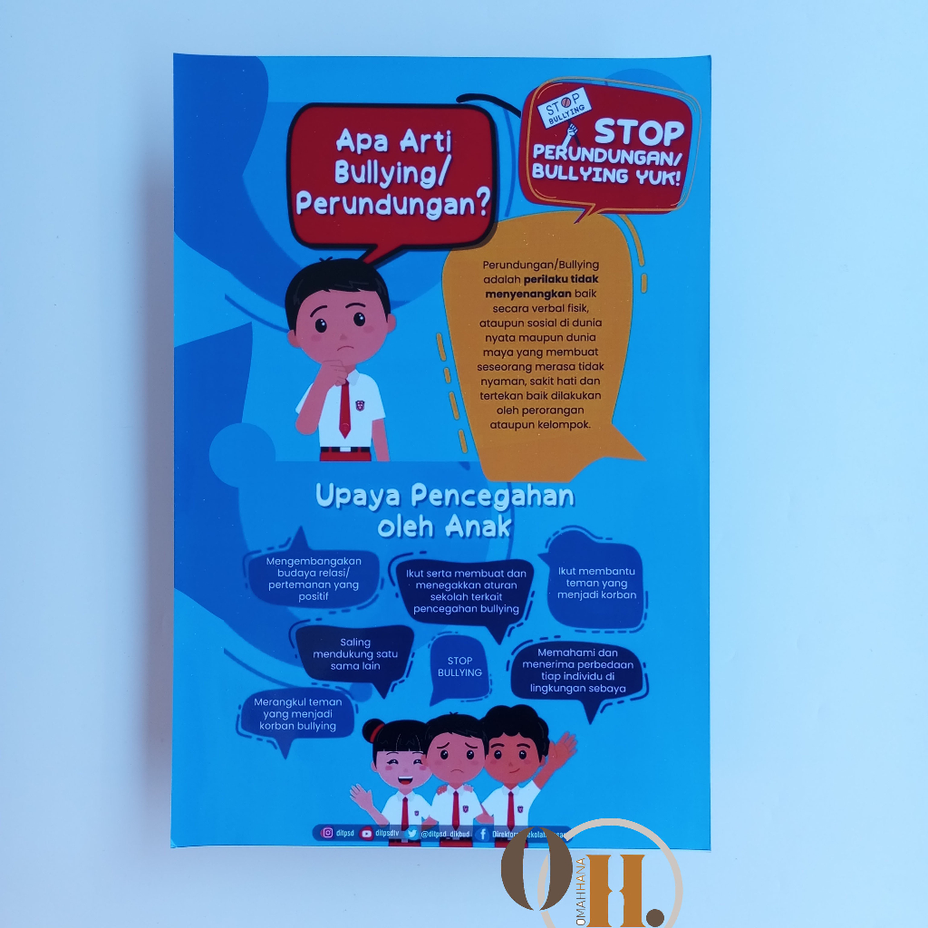 Jual Stop Bullying Disekolah - Stop Perundungan Sekolah - Poster Sekolah | Shopee Indonesia