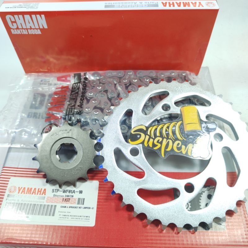 Jual gear set motor rantai Jupiter Jupiter z Vega r Vega Vega r new ...