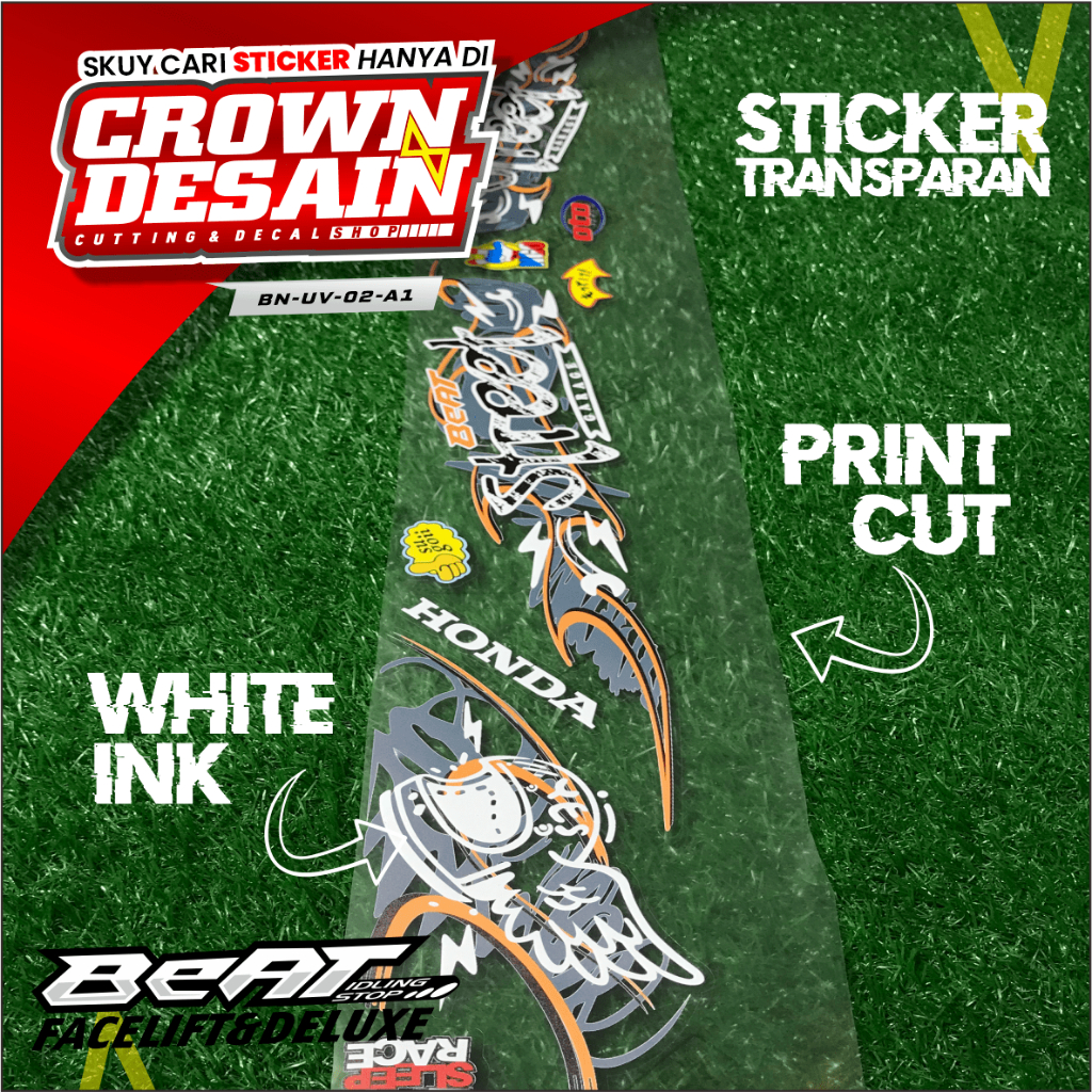 Jual Stiker Striping Transparan Beat New 2020 - Decal Striping Lis Body ...