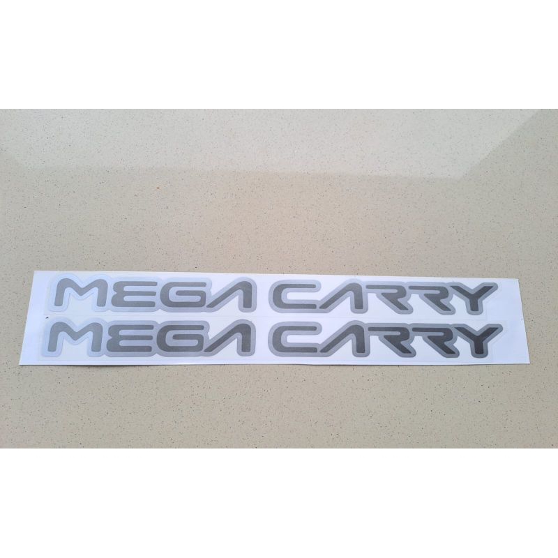 Jual Stiker Body Samping Mega Carry pick up bak / Sticker Mega Carry ...