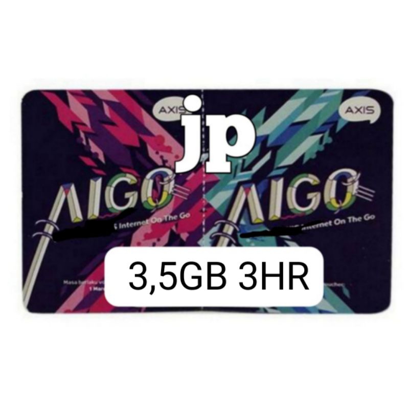 Jual VOUCHER AXIS/AIGO DATA 2GB ( 3,5GB 3HR ) | Shopee Indonesia