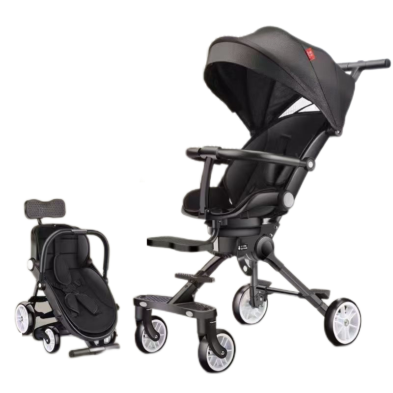 Jual FLYBB Baby Magic Stroller 180 Rotating Kids Stroller 2 arah Magic ...