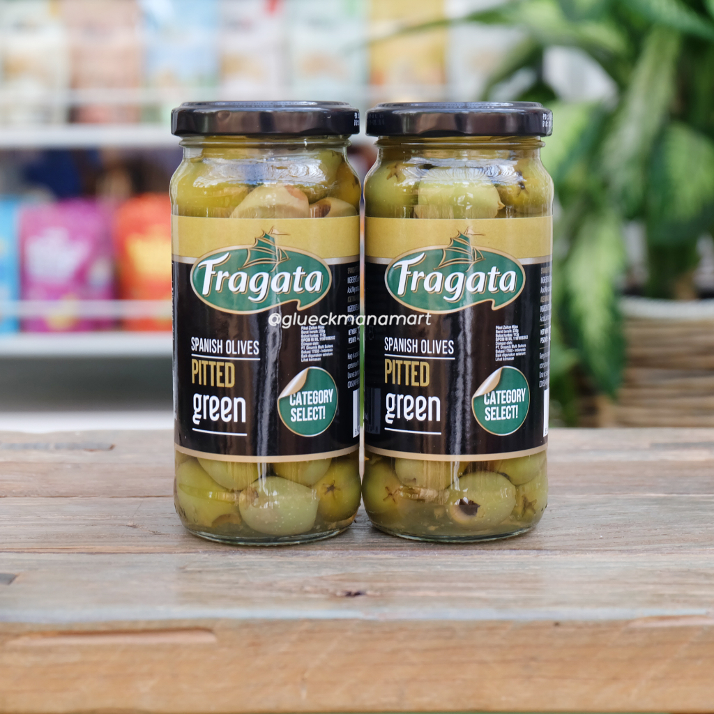 Jual Fragata Pitted Green Olives 230gr | Shopee Indonesia