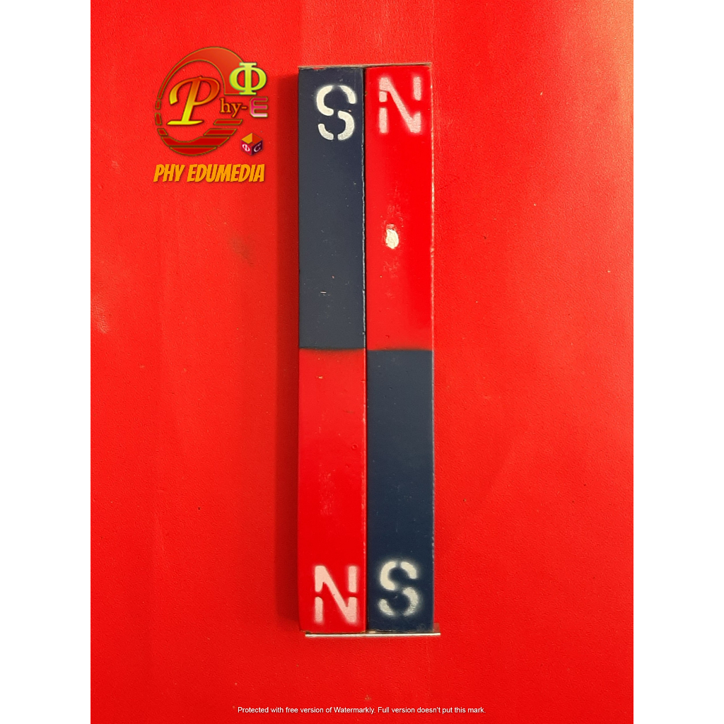 Jual Magnet Batang Sedang 75X15X10mm 1 Pasang / Alat Peraga Pendidikan ...