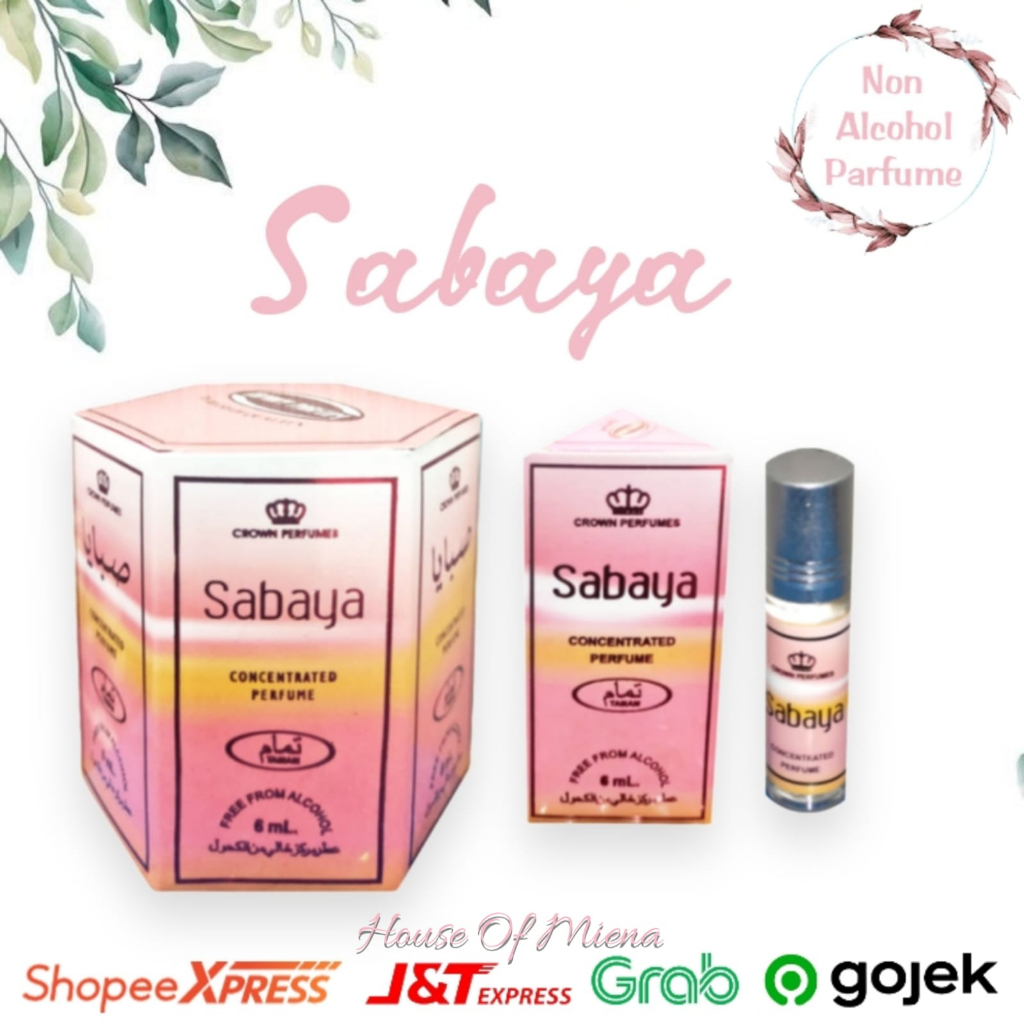 Jual ECER / SABAYAA / PARFUM NON ALKOHOL 6ML | Shopee Indonesia