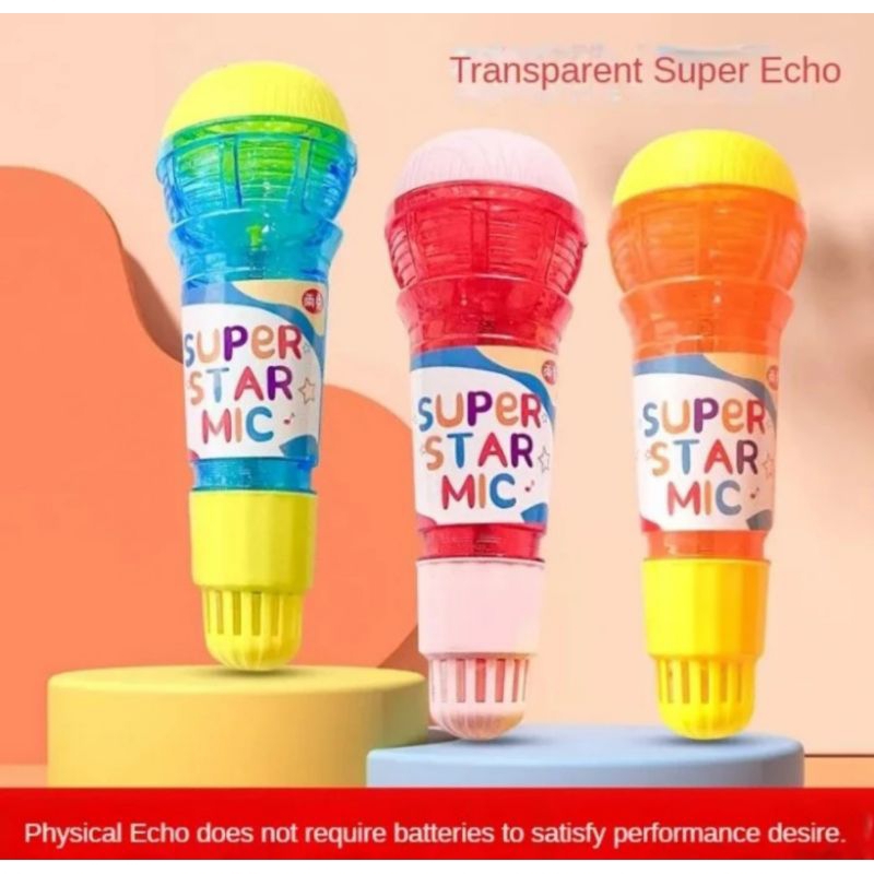 Jual Mainan echo microphone anak, Mic nyanyi anak tanpa baterai dgn ...