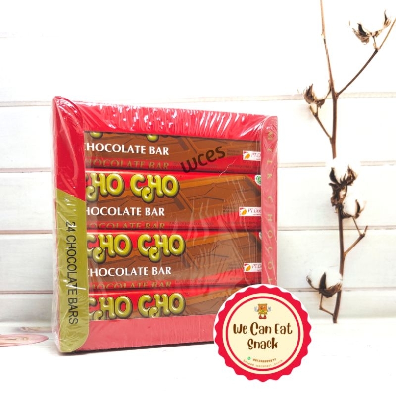 Jual Cho Cho Cokelat Bar 10gr isi 24 pcs | Shopee Indonesia