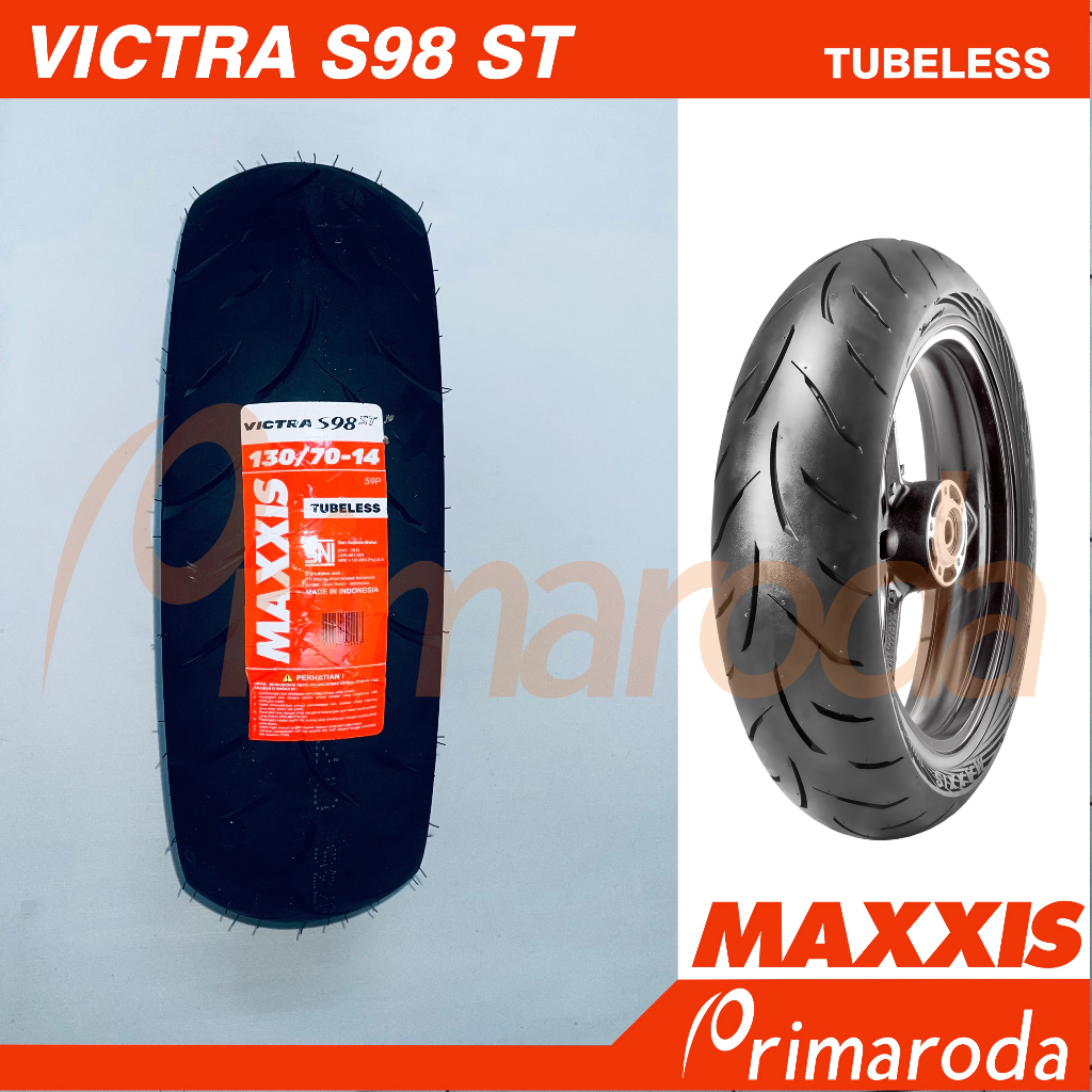 Jual Ban motor MAXXIS Victra S98ST 130/70 Ring 14 130/70-14 Tubeless | Shopee Indonesia