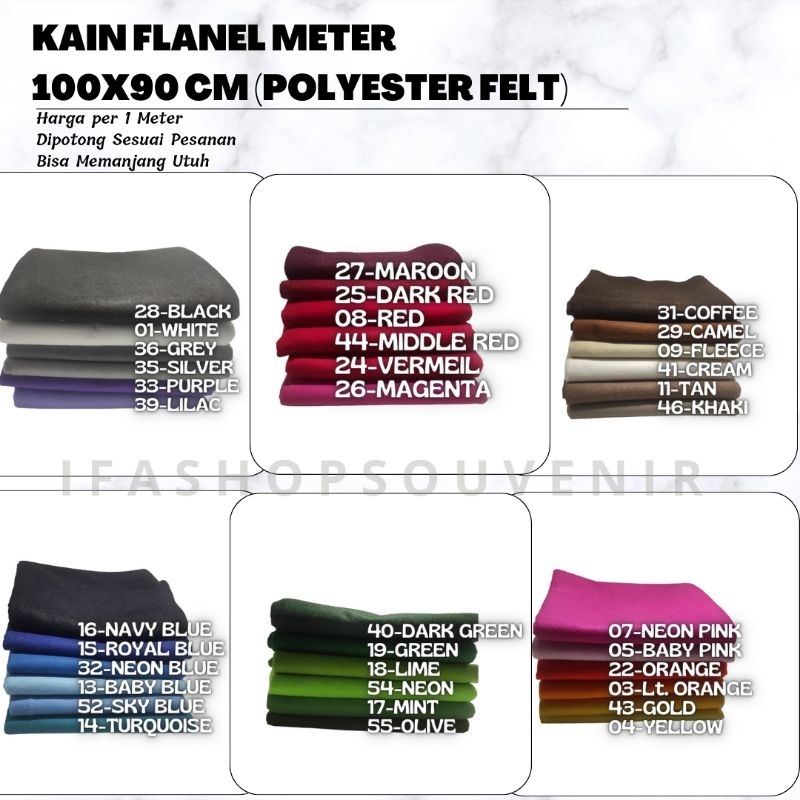 Jual KAIN FLANEL METER 100x92 CM (1 YARD) | Shopee Indonesia