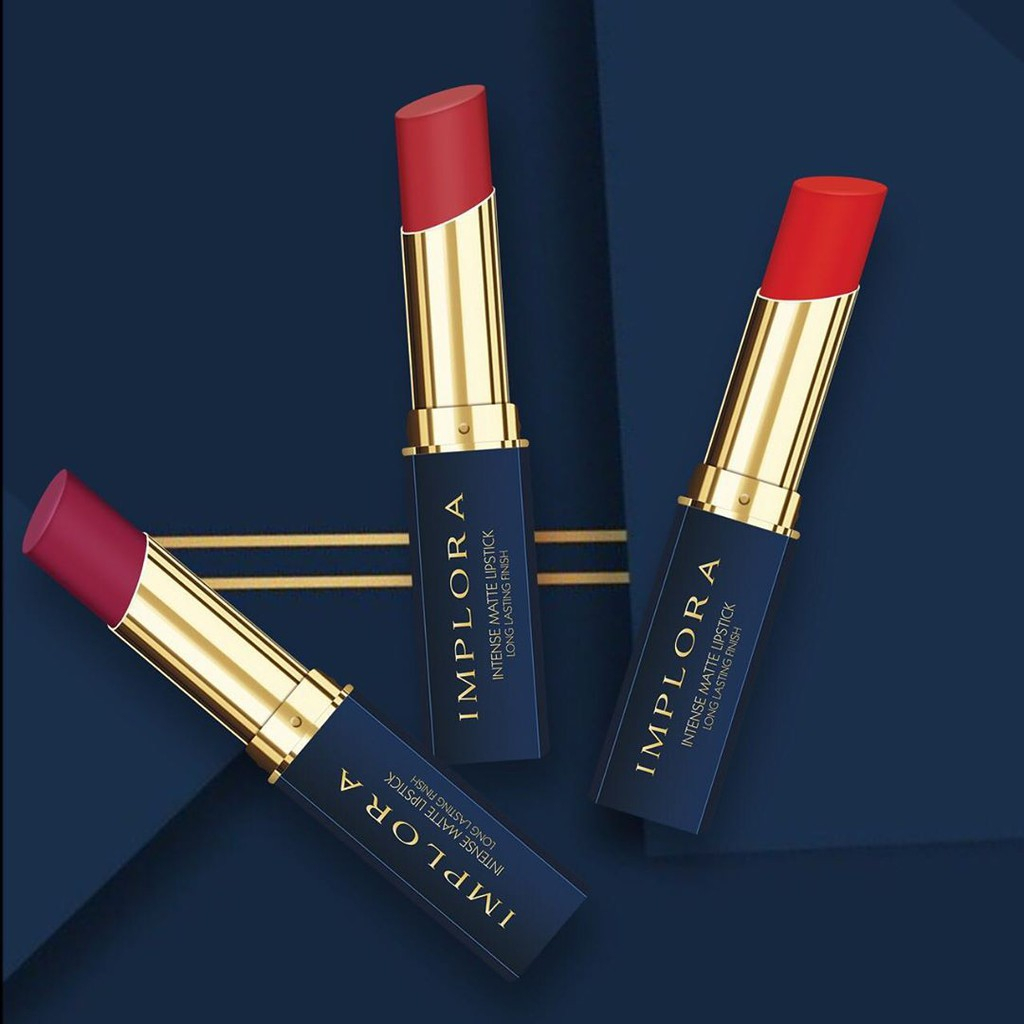 Jual Implora Intense Matte Lipstick Long Lasting Finish | Implora ...