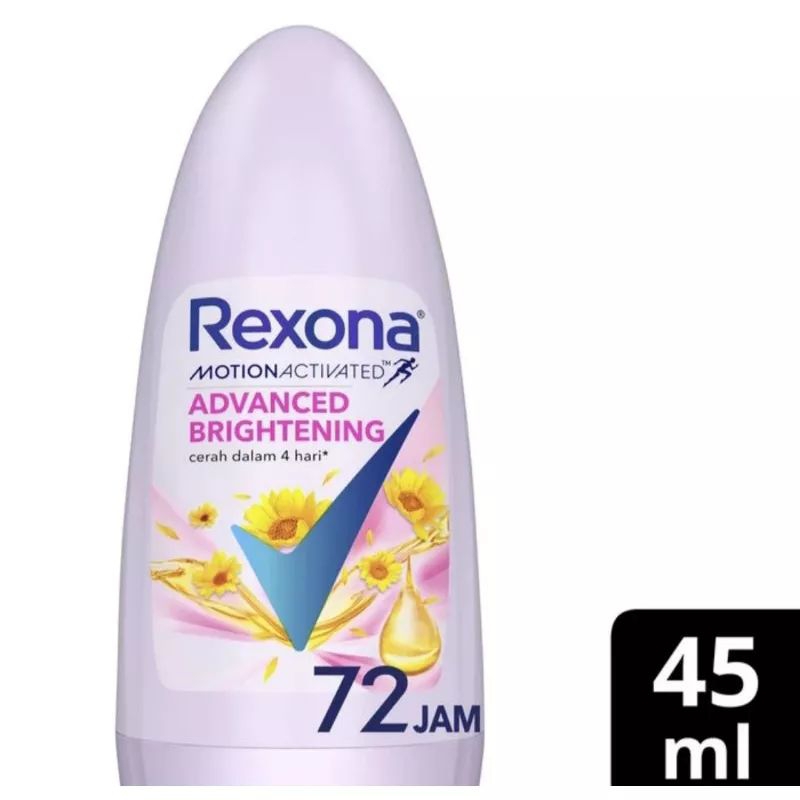 Jual Rexona Advanced brightening 45 ml | Shopee Indonesia