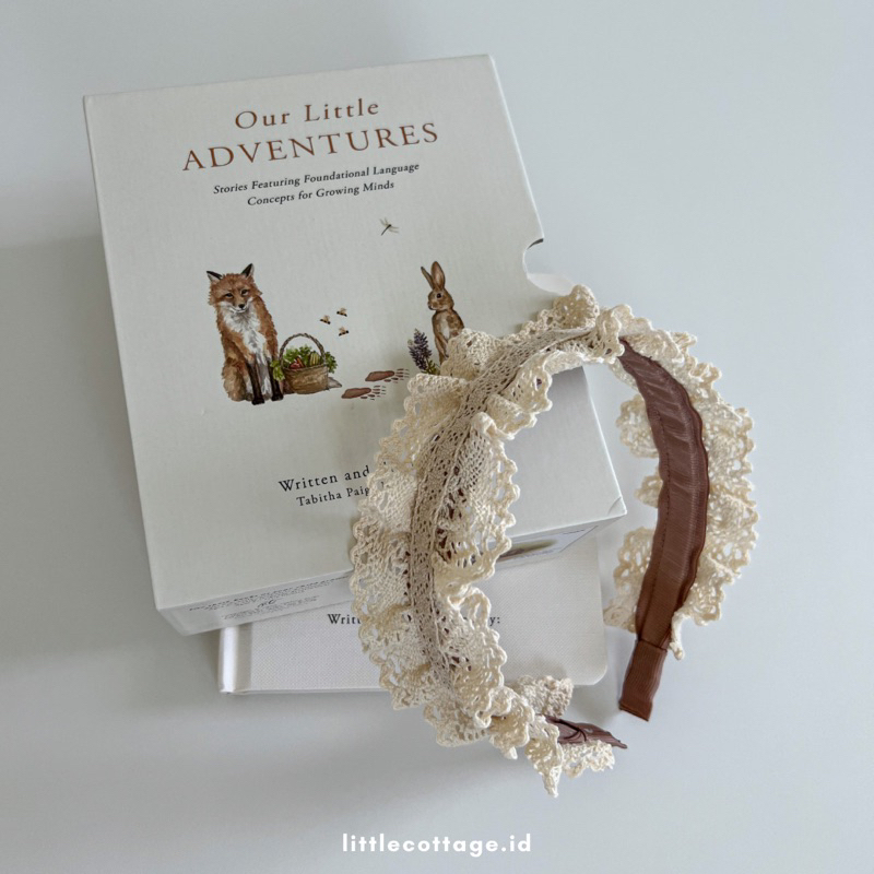 Jual LITTLE COTTAGE HANDMADE- Bando Lace Anak / Bando Lace Dewasa ...