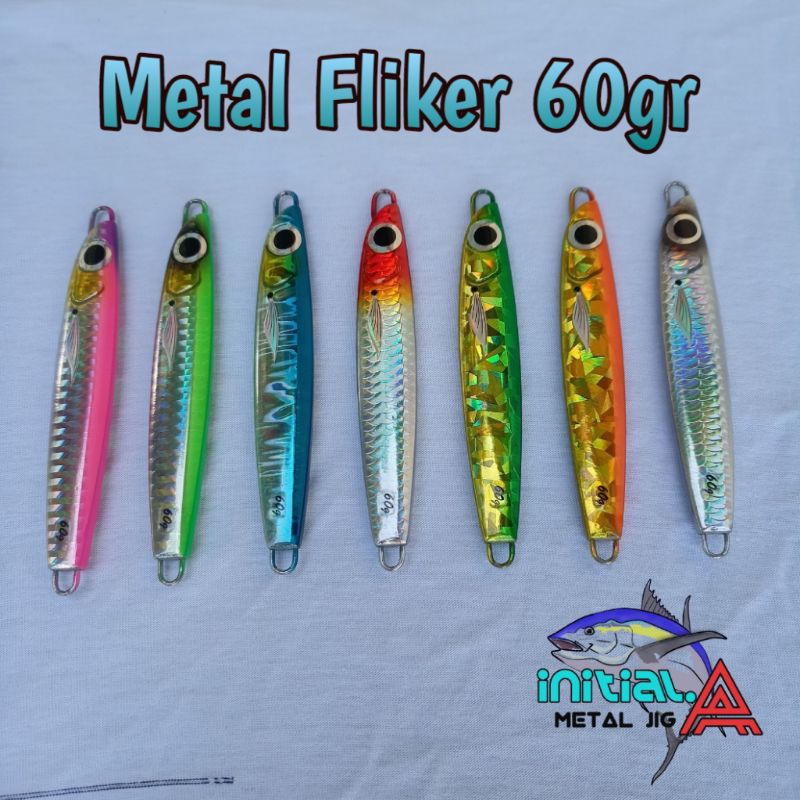 Jual metaljig 60gr copy Metal Fliker ( GID ) | Shopee Indonesia
