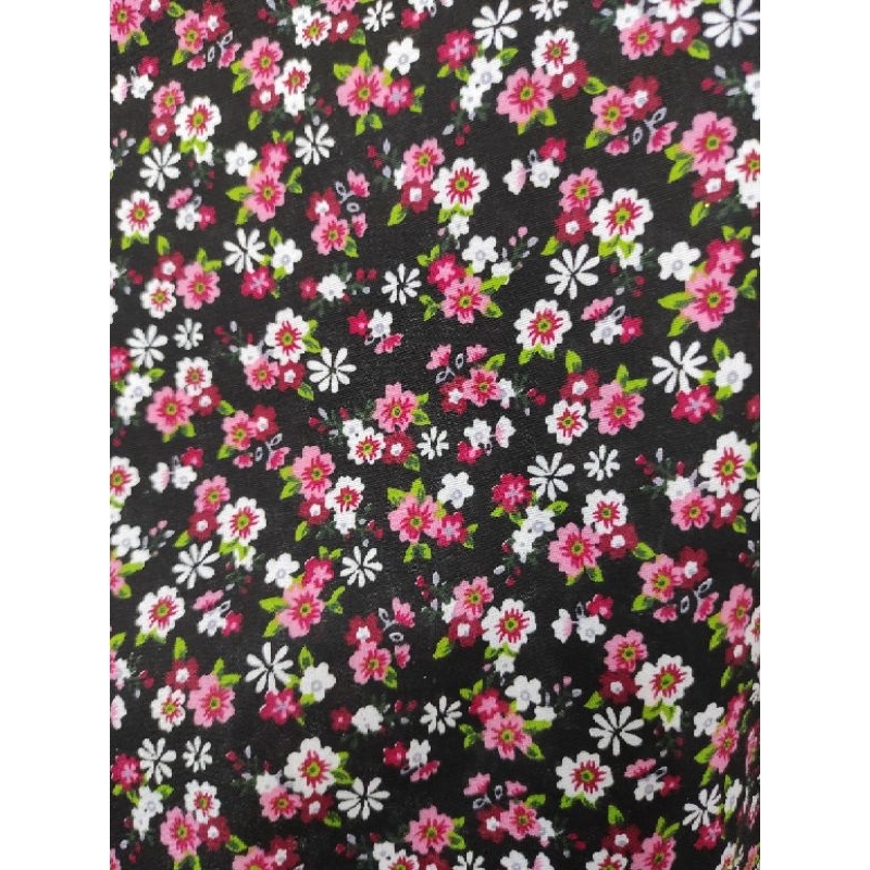 Jual Kain katun bunga uk 115 cm harga per meter | Shopee Indonesia