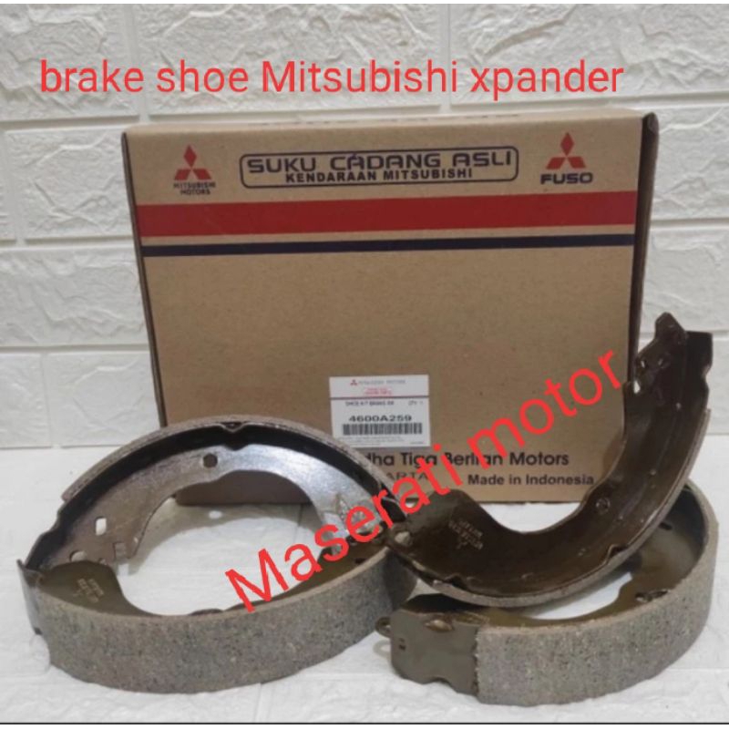 Jual BRAKE SHOE KAMPAS REM BELAKANG MITSUBISHI XPANDER X-PANDER ASLI ORIGINAL GRESS BARU ...