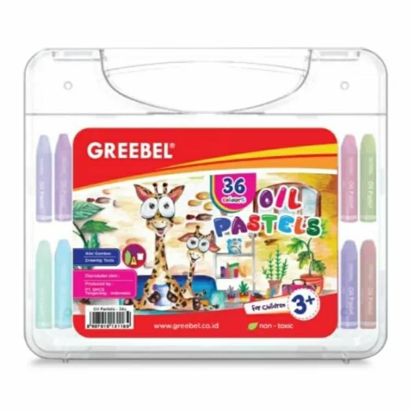Jual Crayon Oil Pastel GREEBEL 36 Warna | Shopee Indonesia