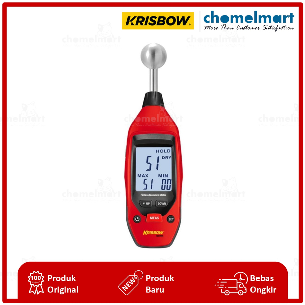 Jual Krisbow Alat Ukur Moisture Meter Pinless 0-100 Rh 10207855 ...