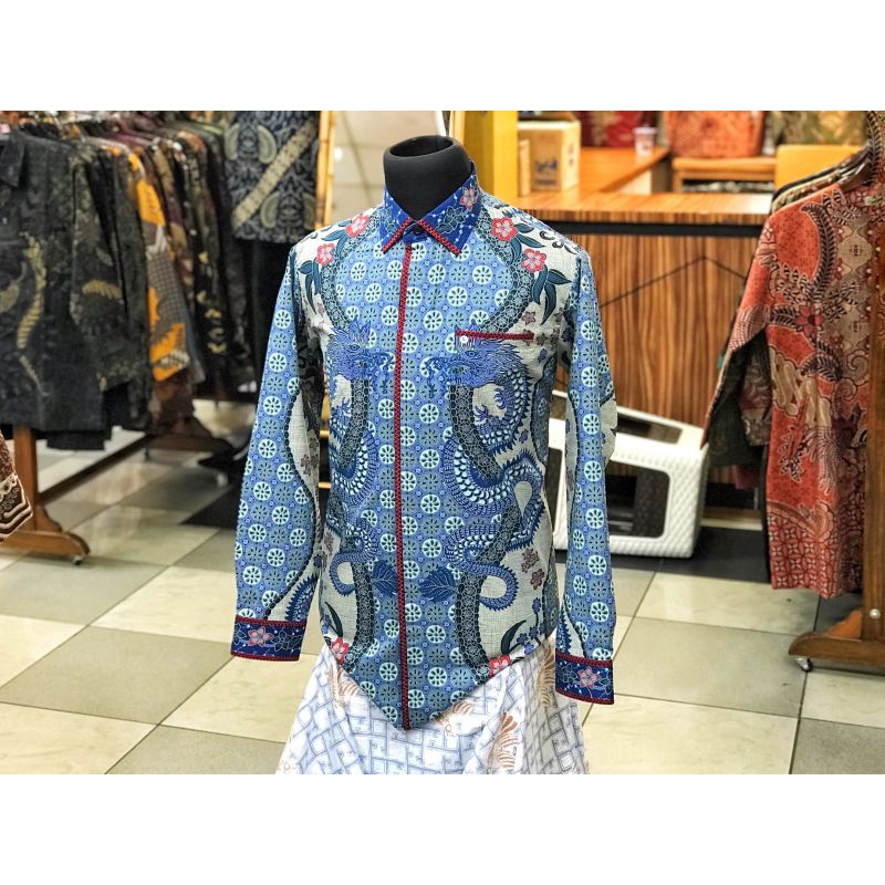 Jual KEMEJA BATIK KATUN SILK SMOCK EXCLUSIVE SUPER PREMIUM THAMRINCITY ...