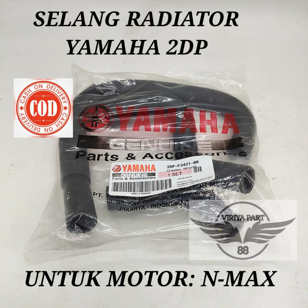 Jual SELANG PIPA RADIATOR SET 3PCS YAMAHA 2DP KUALITAS ASLI ORIGINAL ...