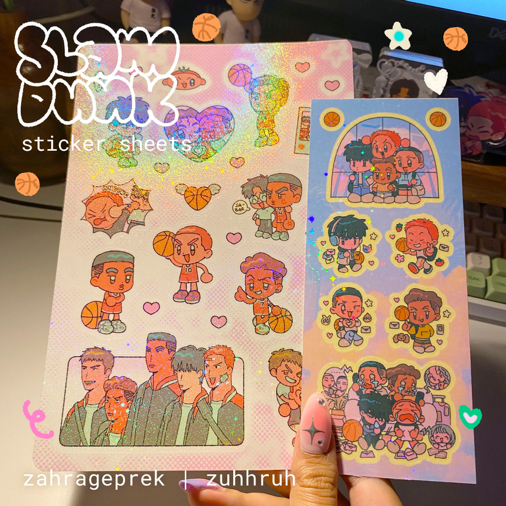 Jual [slam dunk] sticker sheets by zahrageprek | Shopee Indonesia