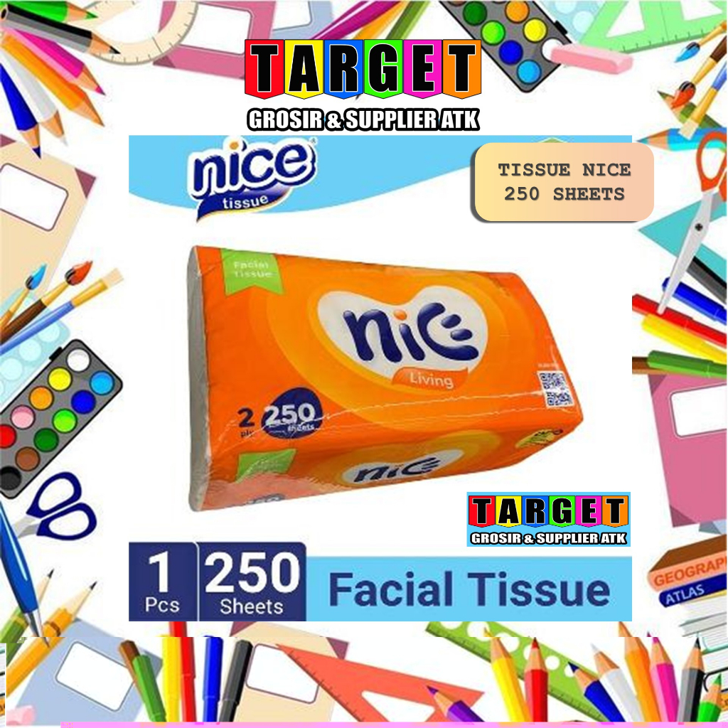 Jual TISSUE NICE 500 LEMBAR SHEETS FACIAL TISU / TISUE WAJAH (SETARA ...