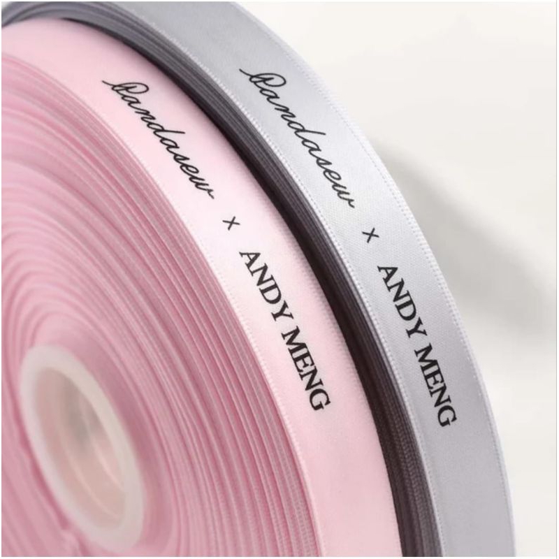 Jual pita custom / pita sablon satin ukuran 2cm / pita label | Shopee ...