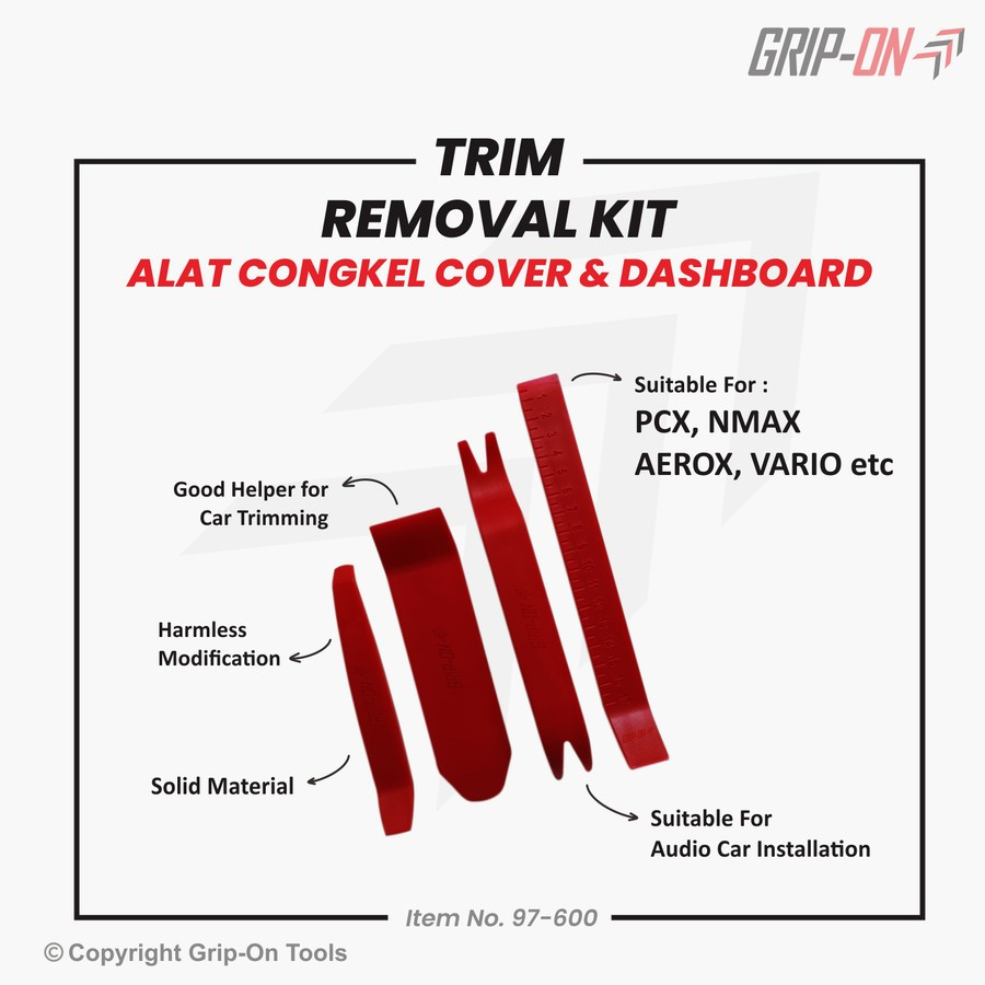 Jual TRIM REMOVAL TOOL ALAT BUKA CONGKELAN COVER BODY DASHBOARD MOTOR ...