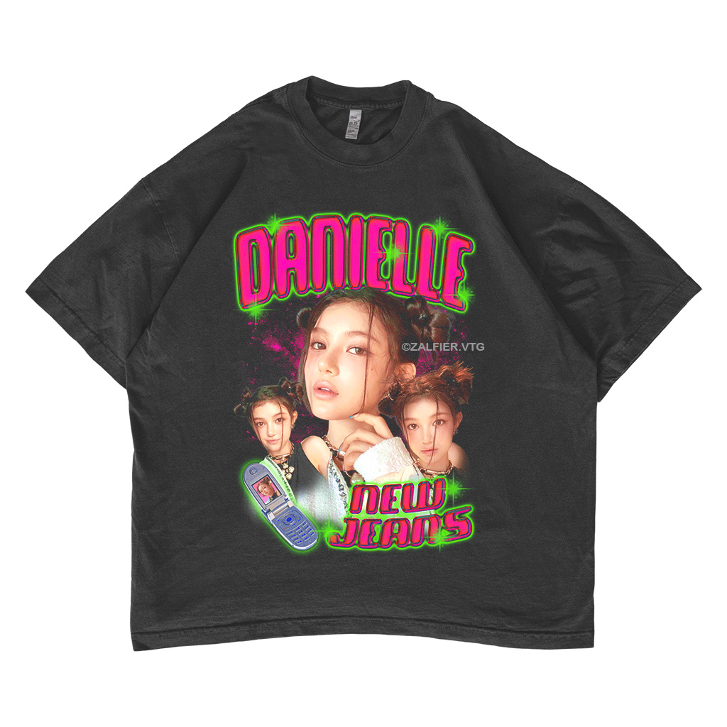 Jual NewJeans Merch Danielle Marsh Oversize T-shirt Baju K-pop #02 ...