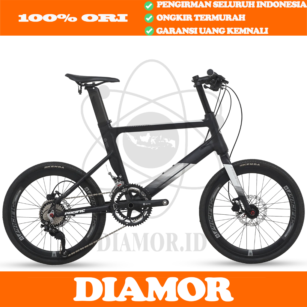 Jual PACIFIC CLASH 5.0 Sepeda Minivelo Alloy 2x10 Speed Rem Hidrolik ...