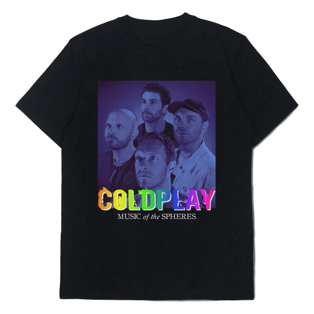 Jual Kaos Coldplay MOTS Bootleg music of the spheres - Kaos Band Combed ...