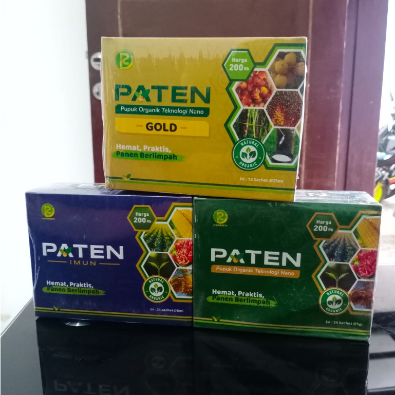Jual PROMO PUPUK PATEN 24 SACHET / PATEN IMUN 24 SACHET / PATEN GOLD 12 ...