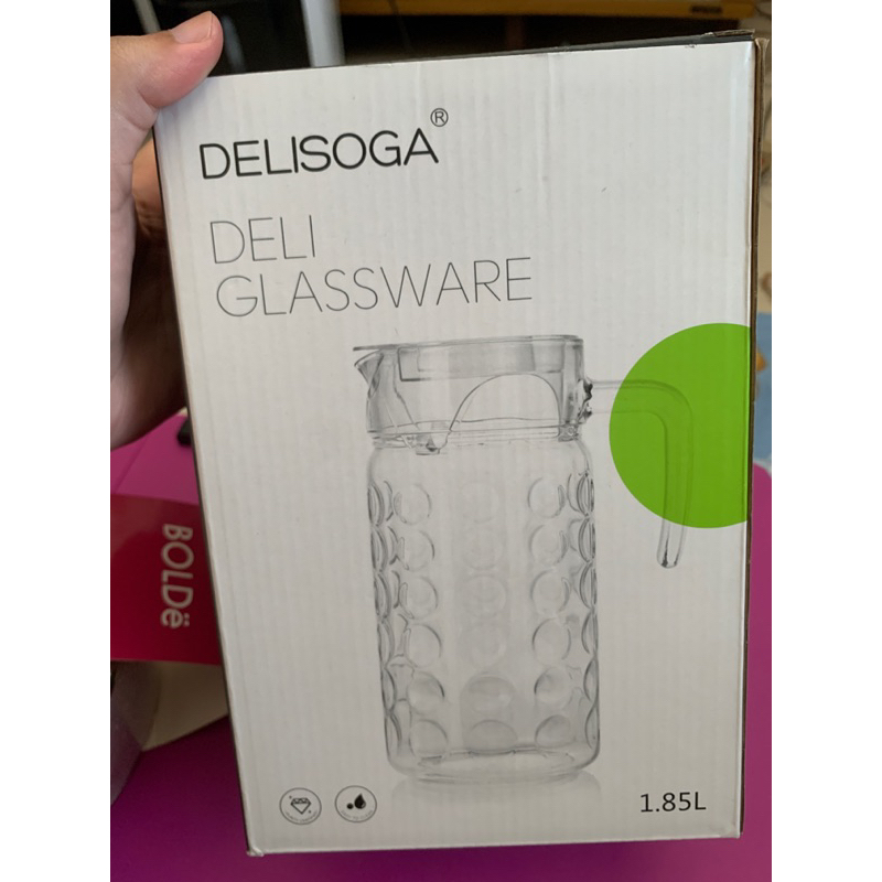 Jual Delisoga Deli Glassware Jug Teko Kaca Aesthetic | Shopee Indonesia