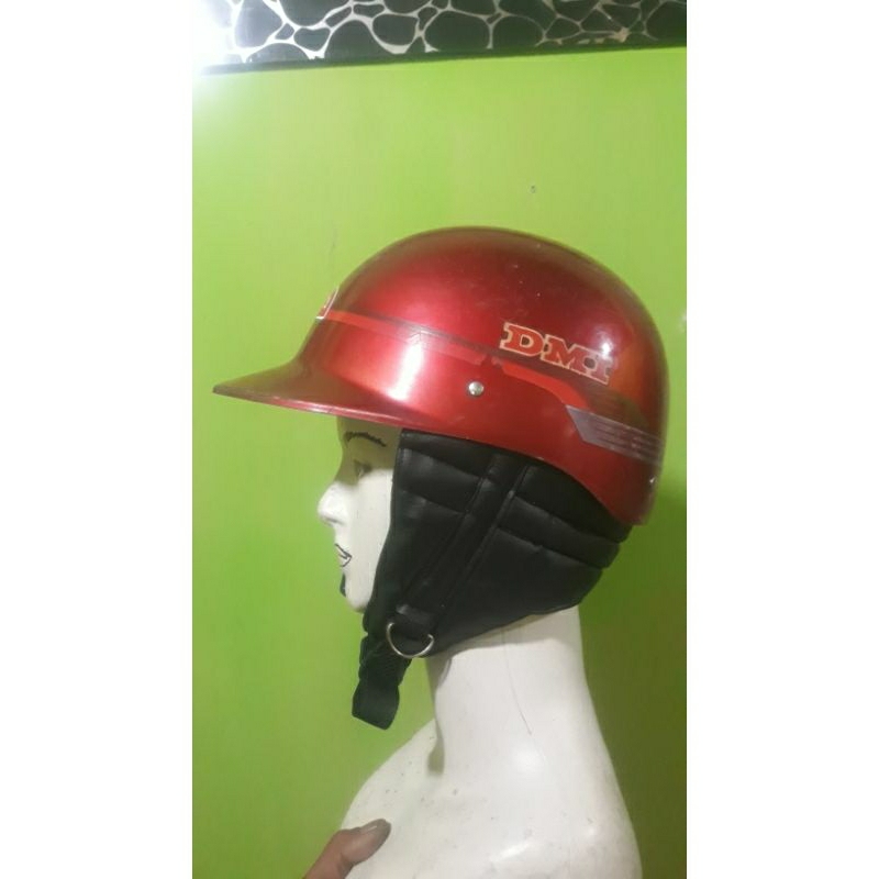 Jual HELM Cetok/chips DMI merah | Shopee Indonesia