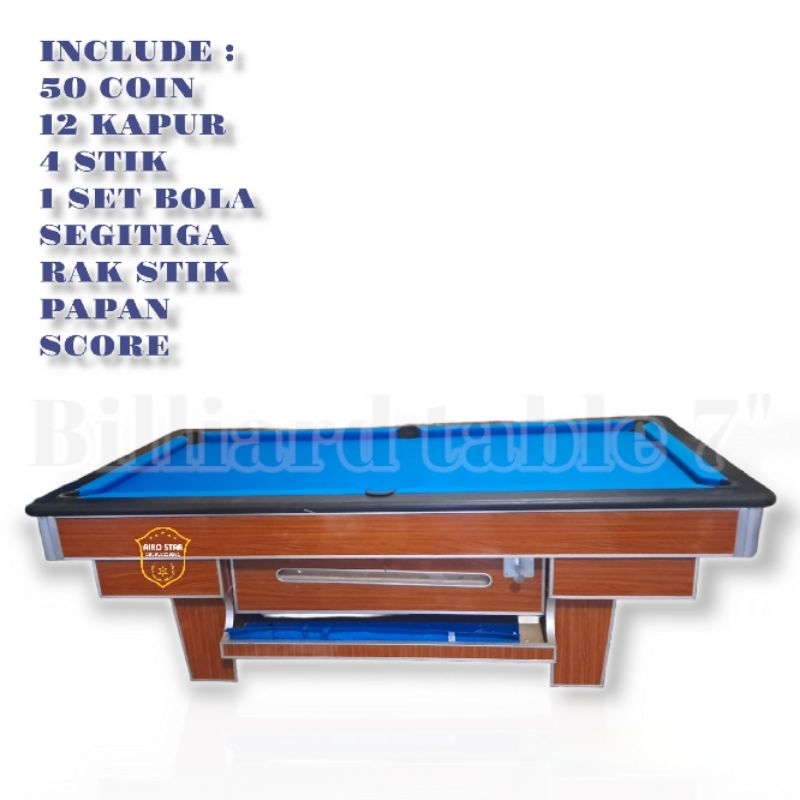 Jual MEJA BILLIARD - BILYARD - BILIAR 7 FIT BARU | Shopee Indonesia