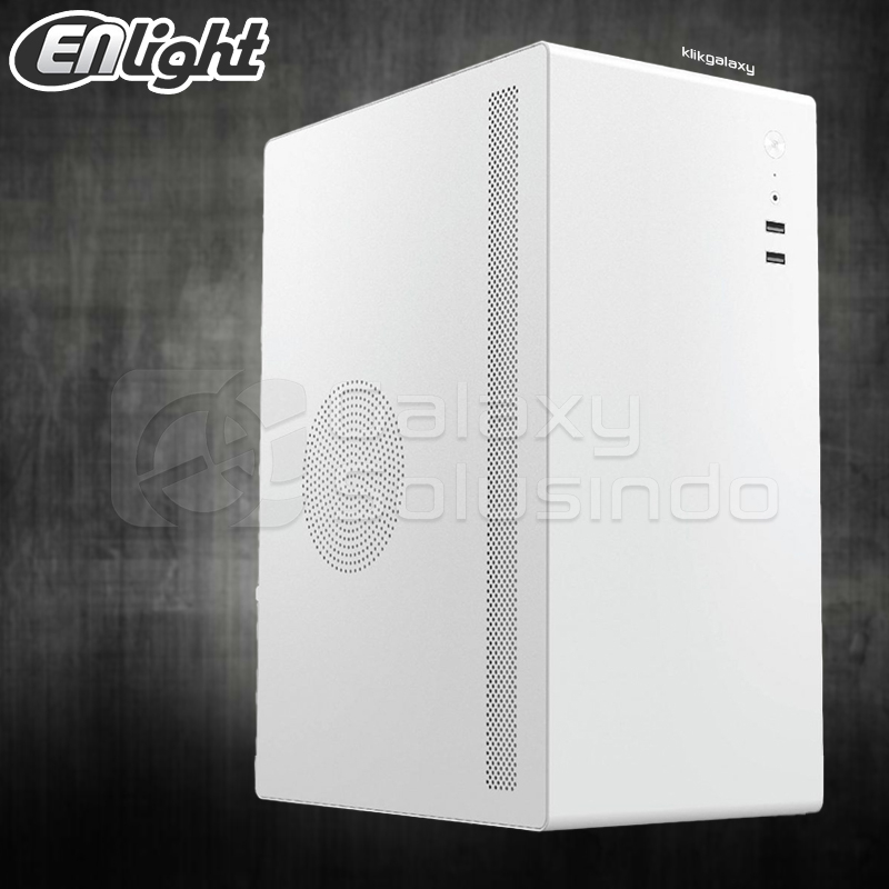 Jual ENLIGHT EN-200 Slim PC Case + PSU ENLIGHT 300W - White | Shopee ...