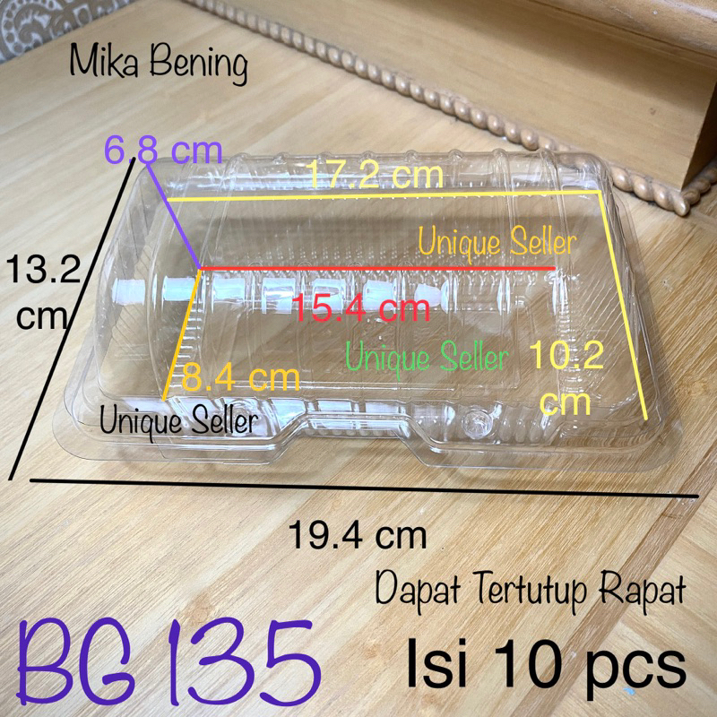 Jual [isi10] Mika BG 135 Uk 17x10x6.5 cm / Mika Bolu Gulung 17 cm / Mika Bolu Gulung 15 cm ...