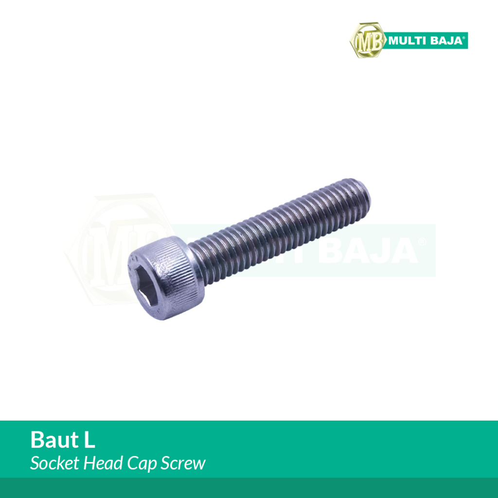 Jual Baut L Stainless Steel 304 M6 x 25 FT (Socket Cap Screw) | Shopee ...