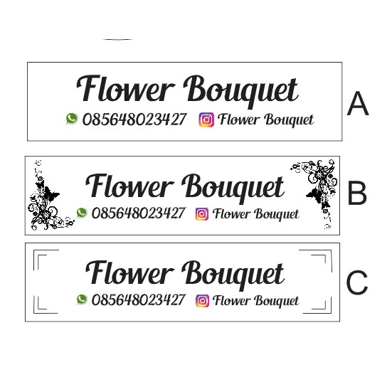 Jual sticker buket transparan | Shopee Indonesia