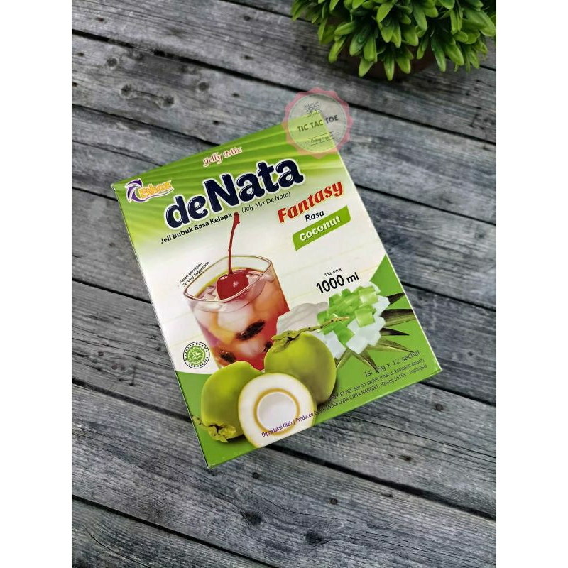 Jual Denata Coconut 15gr Box isi (12pcs) / Jelly Bubuk Kelapa | Shopee ...